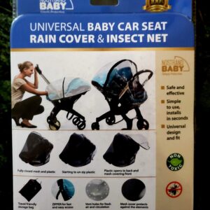 Baby Child Car Seat Rain Cover for Doona Car Seat Protects Insect Screen, Waterproof, Travel