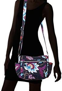 Vera Bradley Women's Performance Twill on the Go Crossbody Purse, Mayfair in Bloom, One Size