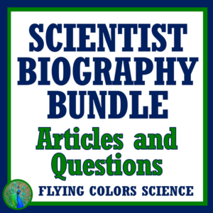 middle school science sub plan set of 8 scientist biography text and questions