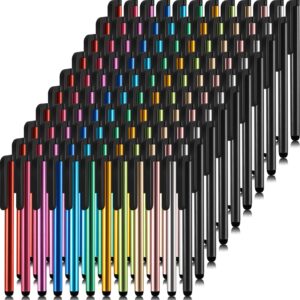 outus 120 pieces stylus pen universal capacitive stylus slim digital pen compatible with ipad, iphone, samsung, tablet, most devices with capacitive touch screen, 12 colors