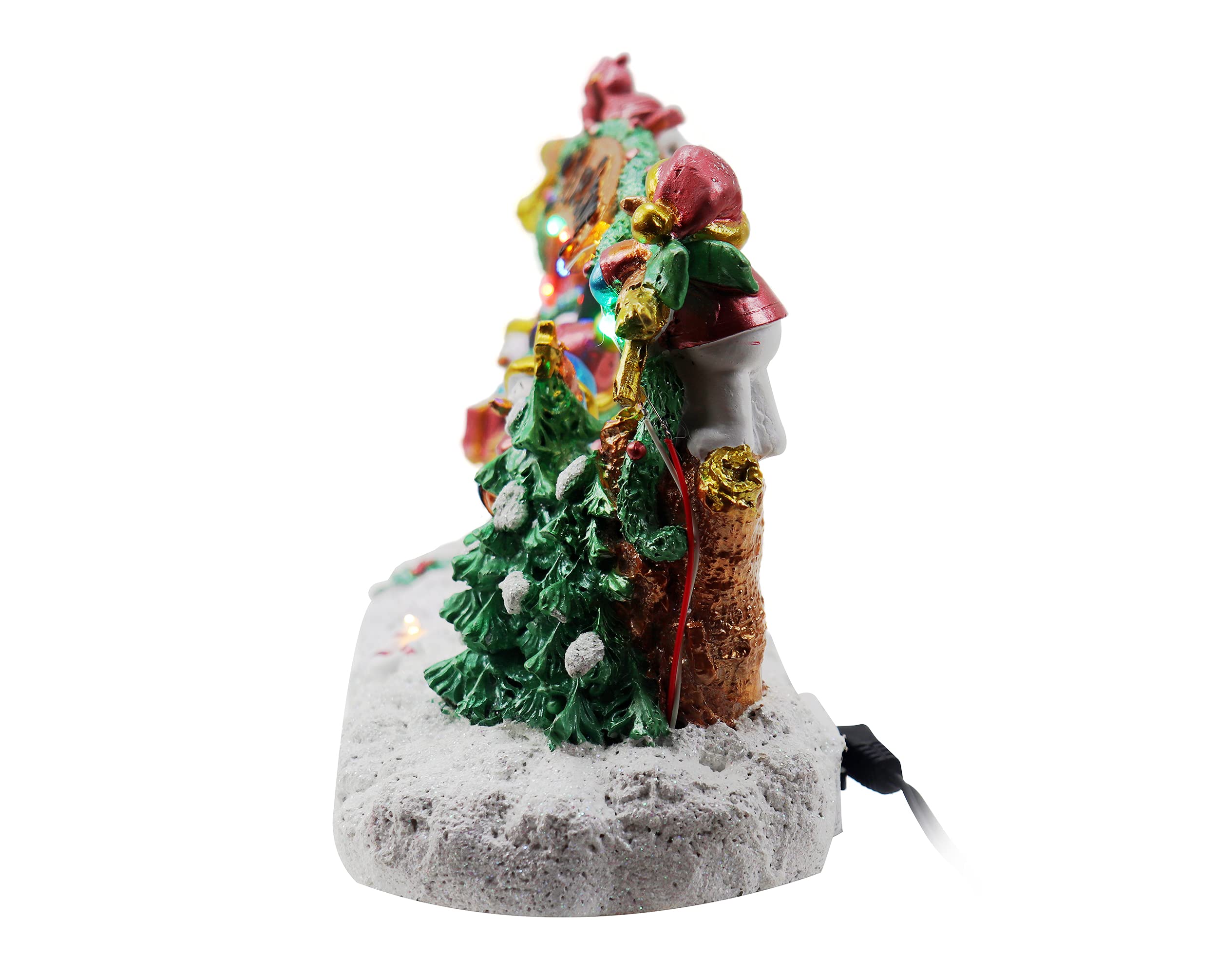 Christmas Village Building A Snowman - Pre-lit Tabletop Snow Village - Perfect Addition to Your Christmas Indoor Decorations & Christmas Village Displays