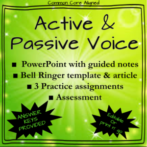 active and passive voice