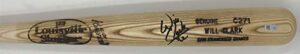 will clark autographed game model louisville slugger bat - autographed mlb bats