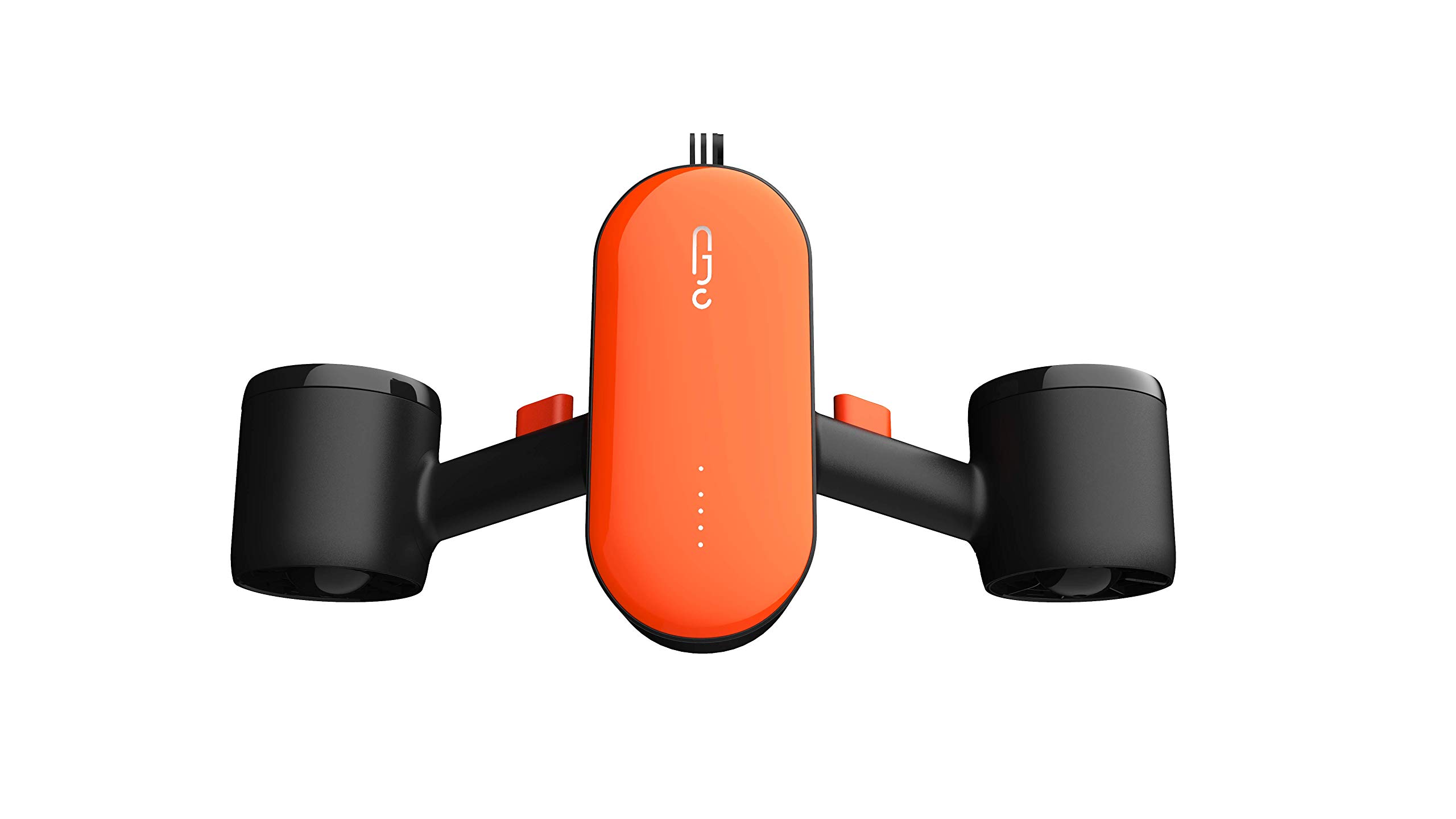 GENEINNO S2, Underwater Scooter Dual Propellers with Compatible with GoPro, Orange, 504 * 148 * 270 mm