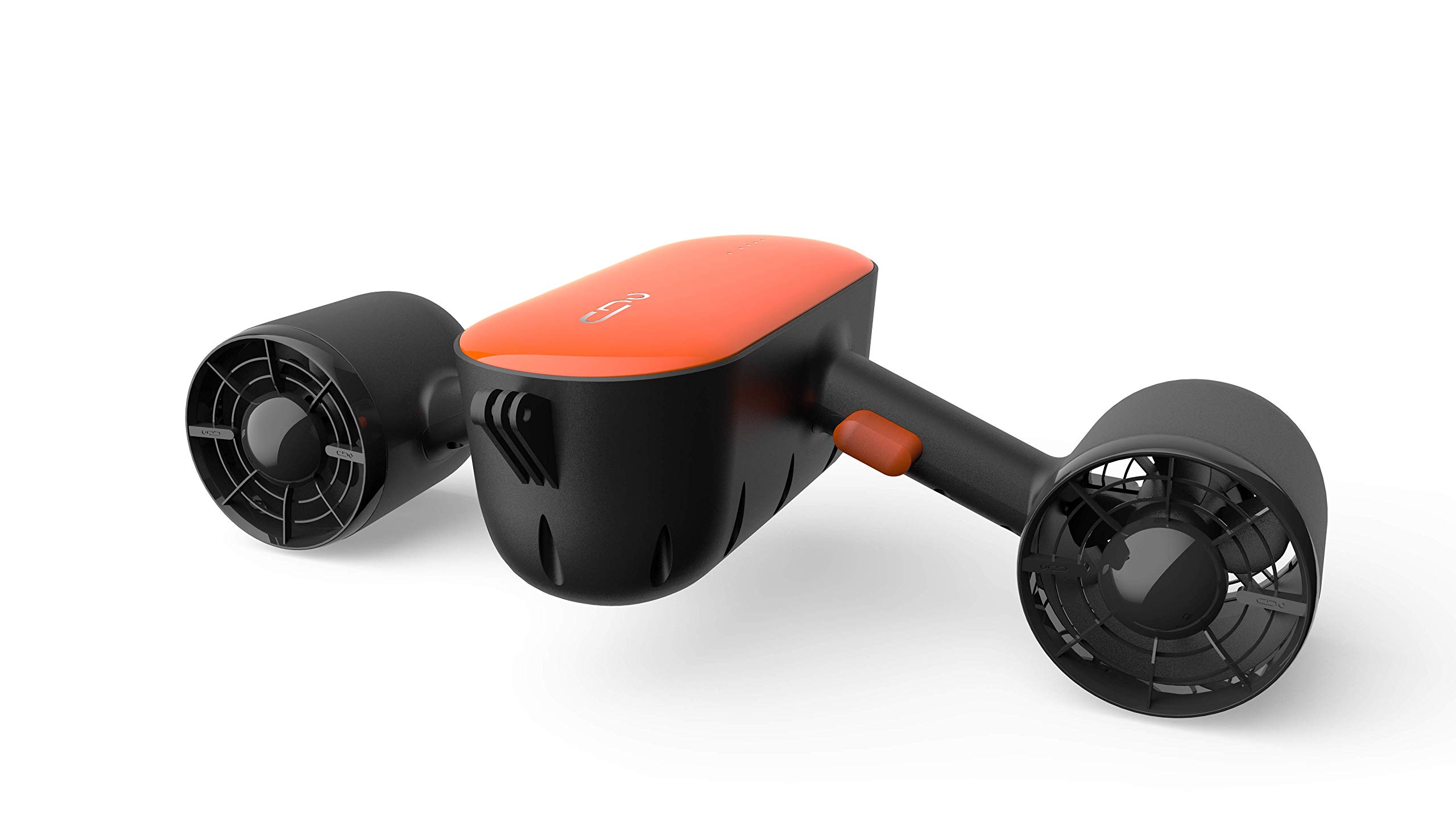 GENEINNO S2, Underwater Scooter Dual Propellers with Compatible with GoPro, Orange, 504 * 148 * 270 mm