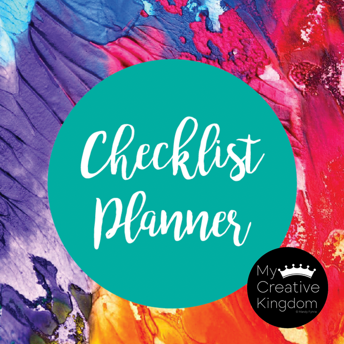 Editable PDF Simple Checklist Planner