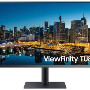 Samsung TU872 Series 32-Inch Viewfinity 4K UHD (3840x2160) Computer Monitor, Thunderbolt 3 Daisy Chain, HDMI, Display Port, Height Adjustable Stand, 3 Yr WRNTY (LF32TU872VNXGO)