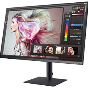 Samsung TU872 Series 32-Inch Viewfinity 4K UHD (3840x2160) Computer Monitor, Thunderbolt 3 Daisy Chain, HDMI, Display Port, Height Adjustable Stand, 3 Yr WRNTY (LF32TU872VNXGO)