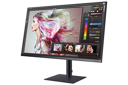 Samsung TU872 Series 32-Inch Viewfinity 4K UHD (3840x2160) Computer Monitor, Thunderbolt 3 Daisy Chain, HDMI, Display Port, Height Adjustable Stand, 3 Yr WRNTY (LF32TU872VNXGO)