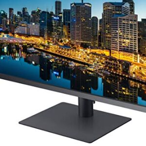 Samsung TU872 Series 32-Inch Viewfinity 4K UHD (3840x2160) Computer Monitor, Thunderbolt 3 Daisy Chain, HDMI, Display Port, Height Adjustable Stand, 3 Yr WRNTY (LF32TU872VNXGO)