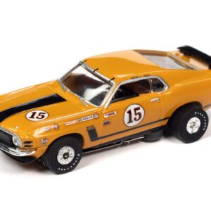 Auto World SC357-2 Thunderjet Pamelli Jones 1970 Ford Mustang HO Scale Slot Car