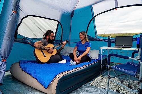 NTK Flash 8 Sleeps up to 8 Person 13.1 by 8.9 FT Outdoor Instant Cabin Family Camping Tent 100% Waterproof 2500mm