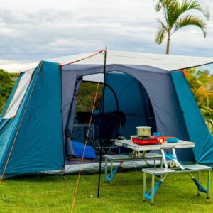 NTK Flash 8 Sleeps up to 8 Person 13.1 by 8.9 FT Outdoor Instant Cabin Family Camping Tent 100% Waterproof 2500mm