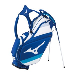 mizuno 2021 tour 14-way stand bag, black-charcoal