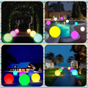 Pool Toy 16" LED Glow Beach Ball Toy with 16 Color Changing Lights, Glow in Dark Pool Games Toys for Teens Adults, Great for Summer Parties, Pool/Beach Parties, Raves, or Blacklight/Glow Parties