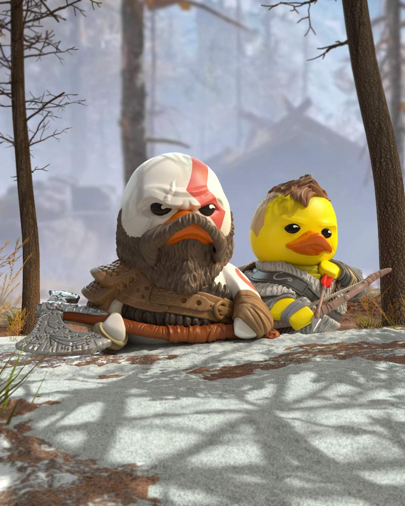 TUBBZ God of War Kratos Collectible Duck Vinyl Figure – Official God of War Merchandise – PC & Video Games