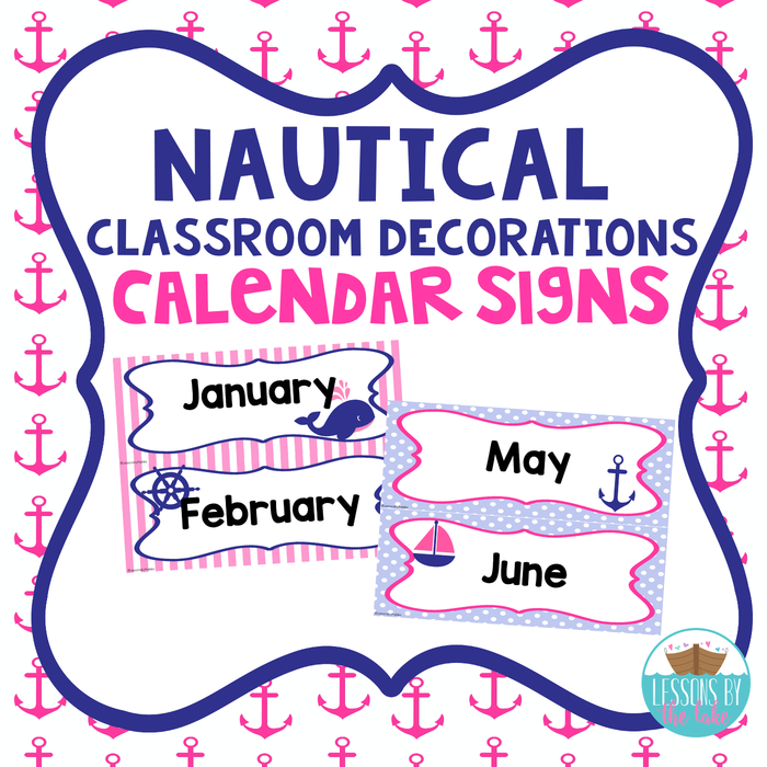 Nautical Calendar Signs