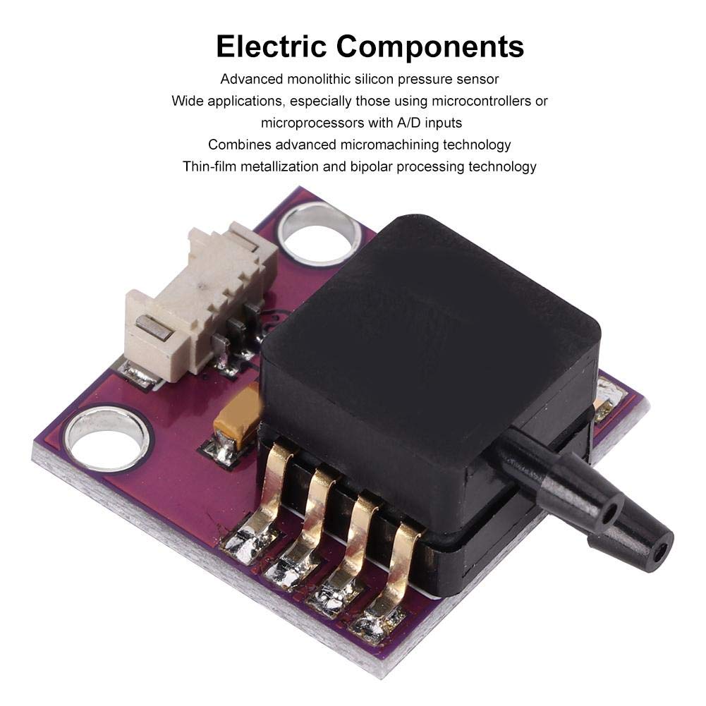 Fafeicy MPXV7002DP Breakout Pressure Sensor Board Transducer APM2.5 Electric Components to Measure Positive and Negative Pressure