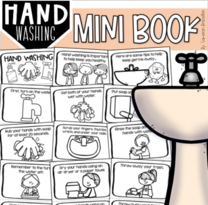 hand washing step by step mini book activity