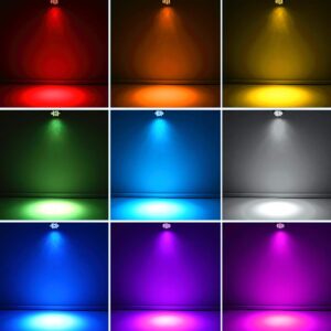 LUNSY RGB Stage Lighting 2Pack, 36LED Dj Par Lights, Uplighting for Events, Sound Activated, Remote and DMX Control, for Wedding, Party, Concert, Festival