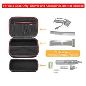 RLSOCO Hard Case Compatible with Philips Bodygroom Series 7000 BG7040/42,BG7030/49,BG2039/42 & Nosetrimmer 3000 NT3600/4 (Case Only)