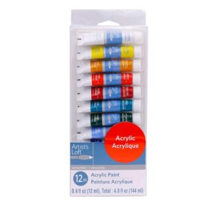 acrylic paints by artist's loft fundamentals 12 color,12 ml