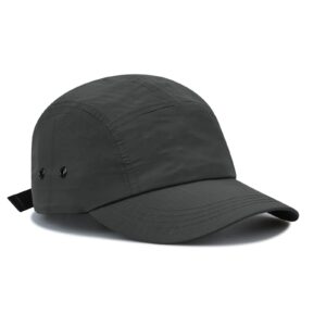 CLAPE Baseball Cap Quick Dry Sun Hat Anti Sweat Sunscreen Trucker Hat,GD51-Black