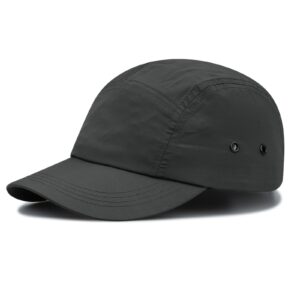 CLAPE Baseball Cap Quick Dry Sun Hat Anti Sweat Sunscreen Trucker Hat,GD51-Black