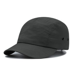 CLAPE Baseball Cap Quick Dry Sun Hat Anti Sweat Sunscreen Trucker Hat,GD51-Black