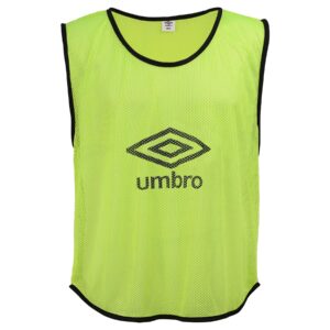 umbro womens adult training bib/scrimmage scrimmage vest, yellow, adult us