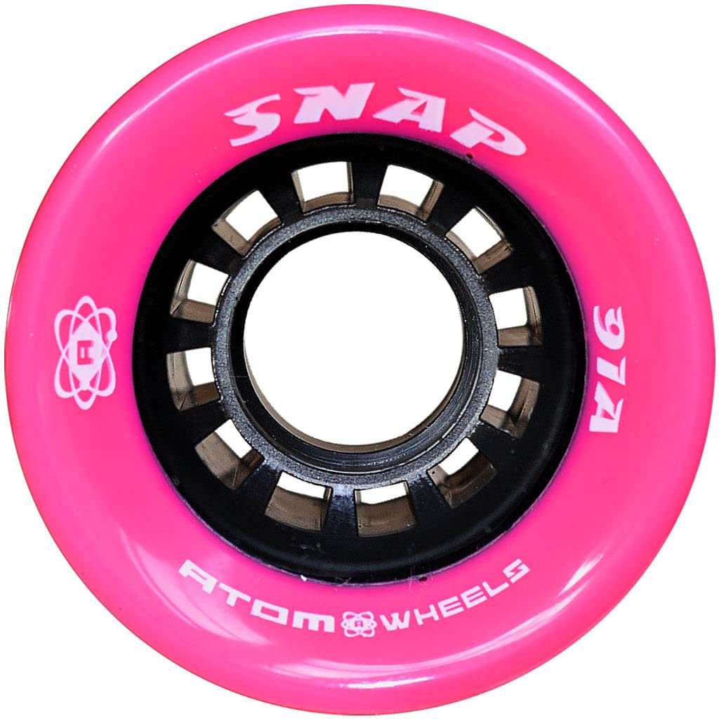 Atom Snap Indoor Roller Skate Wheels (Pink)