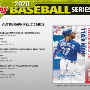 2020 Topps Baseball Series #2 Unopened Blaster Box of Packs with 99 Cards Including One EXCLUSIVE Medallion COIN Card