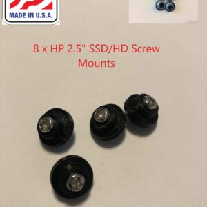 LN 8X 2.5 Hard Drive Mounting Screws for HP 6000 6005 Pro 8000 8100 8200 EliteDesk ProDesk DC7800 7900 G1 G2 USFF 3D Printed