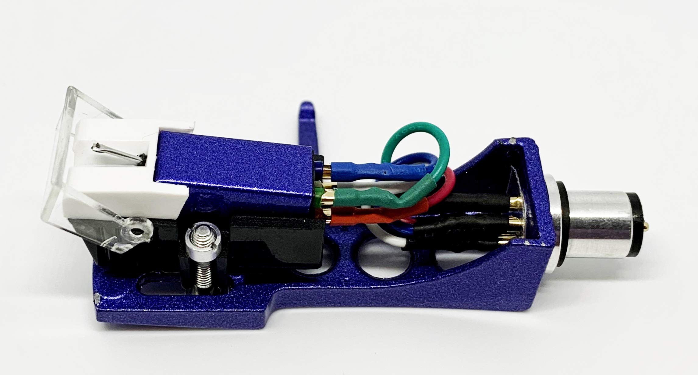 MagLite Blue Headshell with Cartridge, Stylus, and Mounting Bolts for Technics Turntables