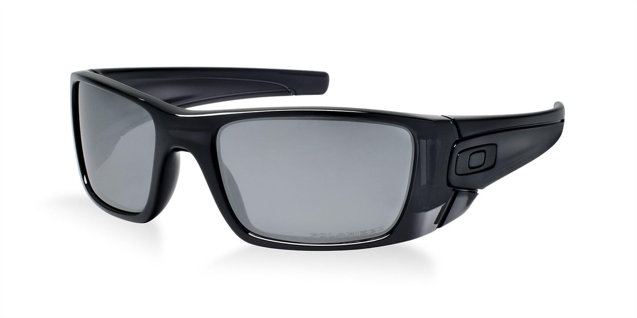 Oakley Men's OO9096 Fuel Cell Rectangular Sunglasses, Polished Black/Clear, 60 mm