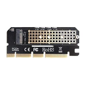 USECL M.2 NVME Adapter with Heat Sink, NVME M.2 SSD to PCI-e x4/x8/x16 Converter Card, Support 2230 2242 2260 2280, Compatible for Windows XP 7 8 10