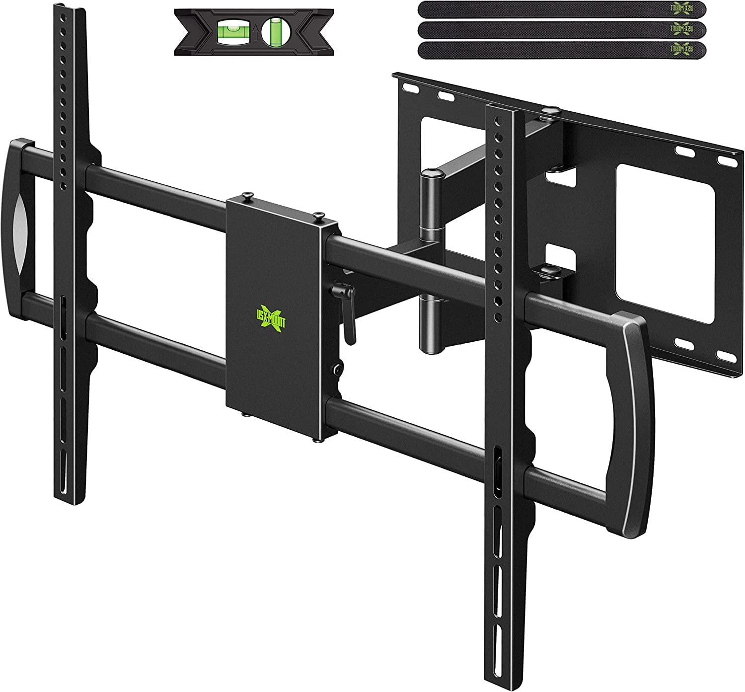 USX MOUNT Full Motion TV Wall Mount for 42-90 inch TV, Wall Mount TV Bracket with Articulating Swivel Tilt, Hold TV up to 150lbs, Max VESA 600x400mm