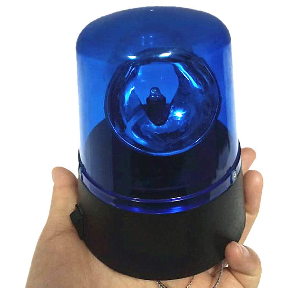 Rotating Flashing Light, 3inch 360 Degree LED Strobe Light, Battery Powered DJ Flashing Stage Lights for Disco Dancing Birthday Bar or Police Use