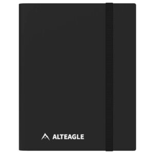 alteagle 9 pocket trading card binder, 360 side loading pocket album for tcg