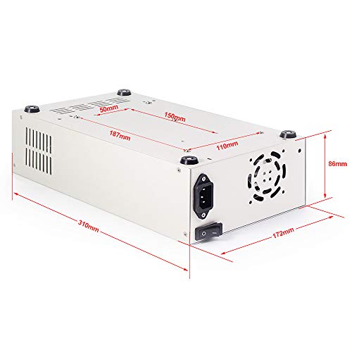 Digital Power Supply case S12A Suitable for RD6012W and AC-DC Switch Power Supply, Accessory-Metal Case