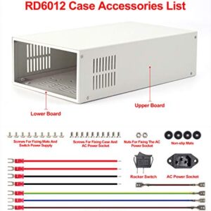 Digital Power Supply case S12A Suitable for RD6012W and AC-DC Switch Power Supply, Accessory-Metal Case