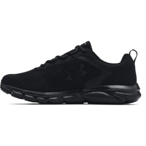 under armour men's charged assert 9, black (002)/black, 7 x-wide us