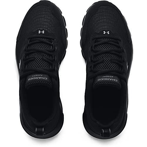 Under Armour Men's Charged Assert 9, Black (002)/Black, 7 X-Wide US