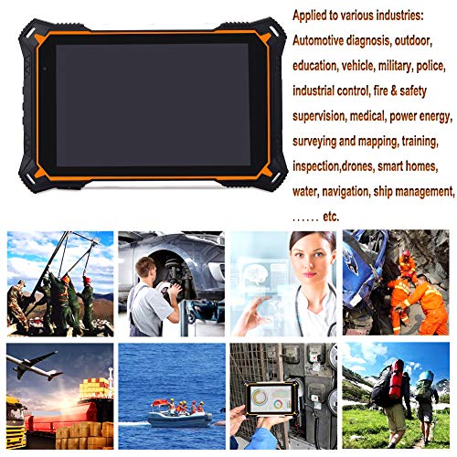 HIDON] Promotion 8 inch Android Handheld Terminal pad with 6G+128G Octa-core 2.3GHz CPU 10000mAh Battery Industrial Rugged Tablet IP68