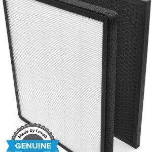 LEVOIT Air Purifier LV-PUR131 Replacement Filter, True HEPA & Activated Carbon Filters Set& Germ Guardian FLT4825 True HEPA GENUINE Air Purifier Replacement Filter B