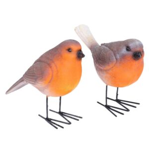 Fishlor Decor Birds Resin Bird, Bird Decor, Decorative Birds Resin Birds, Simulation for Balcony for Garden