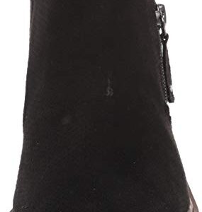 Dr. Scholl's Shoes Women's Lanyn Ankle Boot, Black Microfiber, 8 US