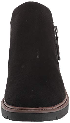 Dr. Scholl's Shoes Women's Lanyn Ankle Boot, Black Microfiber, 8 US