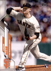 2020 topps series 2 baseball #514 logan webb rc rookie san francisco giants official mlb trading card