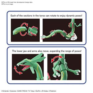 Bandai Hobby - Pokemon - Rayquaza, Bandai Spirits Pokemon Model Kit